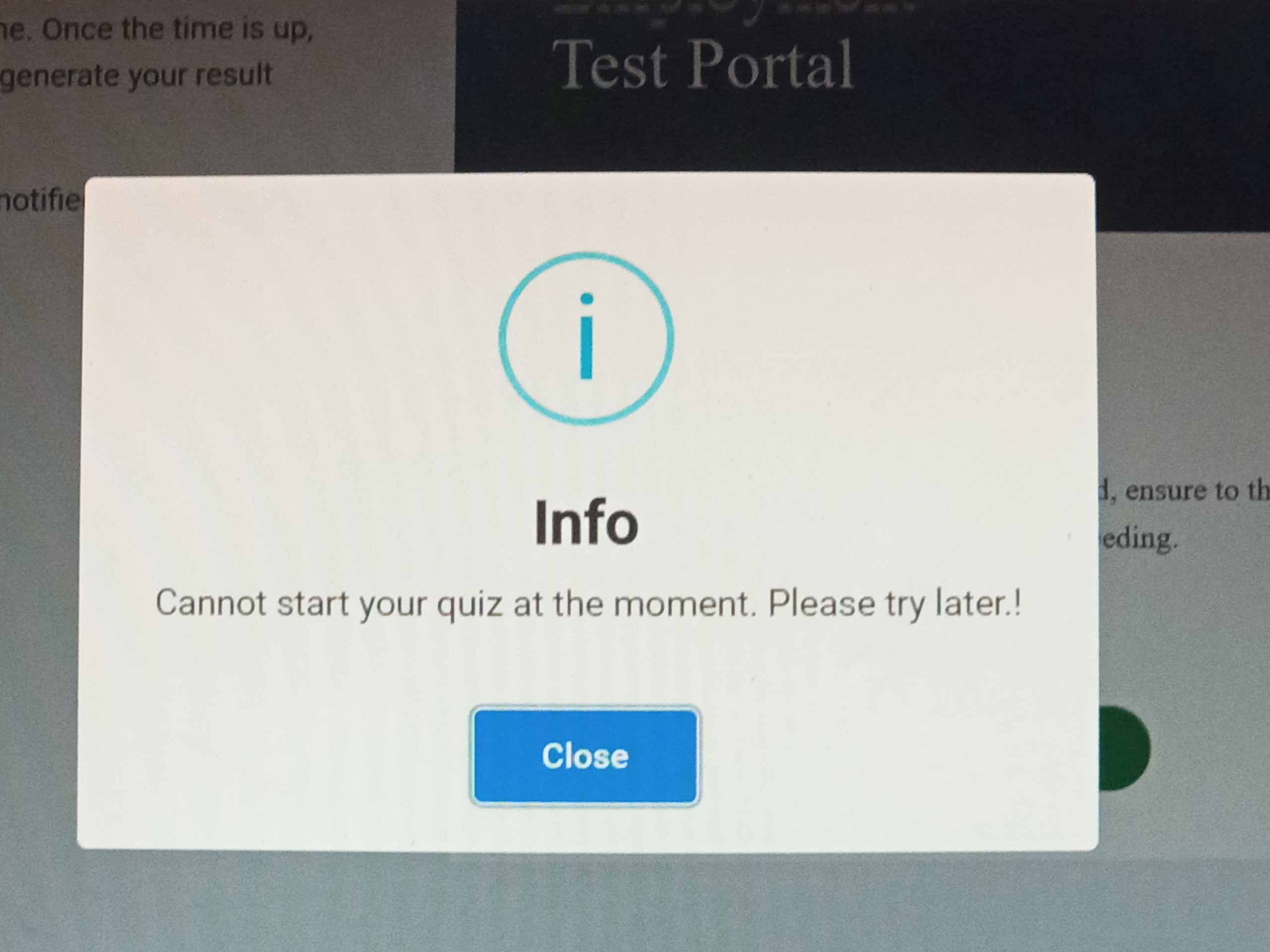 Unable to Start Exam on TestMi Portal - Frequently Asked Questions