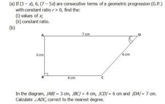 WAEC Mathematics Answers 2024 [Essay/OBJ] Questions is Out • UNN INFO